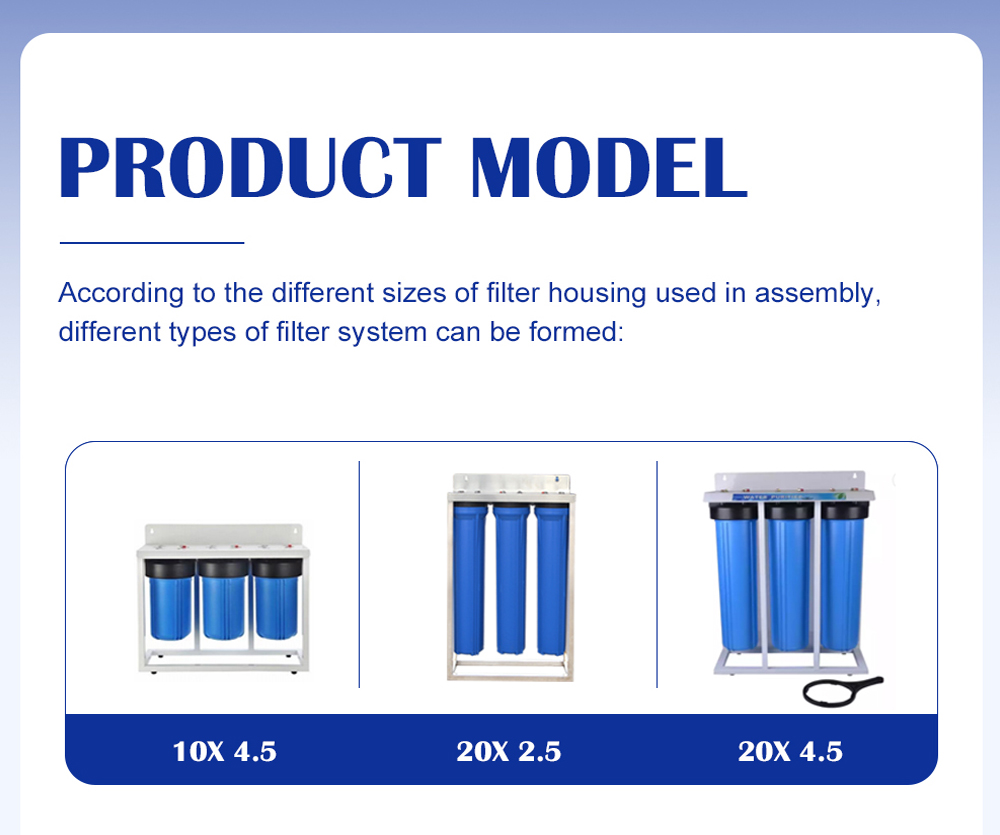 3 Stage Whole House Water Filtration System - Buy 3 stage water filter ...